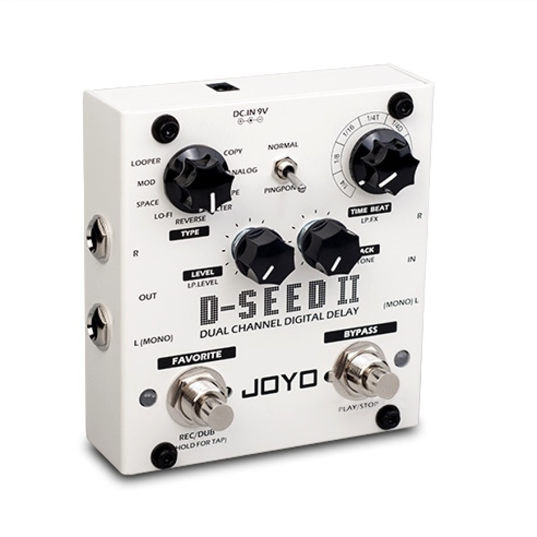 JOYO D seed II 2 Stereo Delay Guitar Effect Pedal - 8 Modes ...